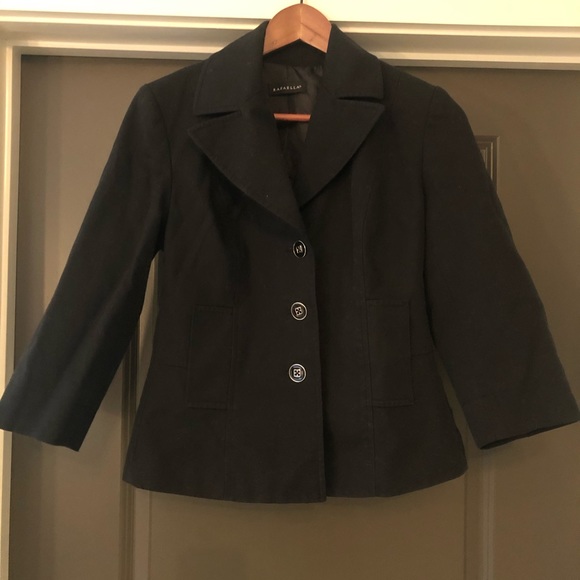 Rafaella | Jackets & Coats | Rafaella Blazer Black Womens | Poshmark